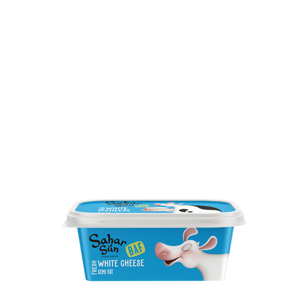 Semi Fat Fresh White Cheese (BAF) - Sahar Sun Dairy