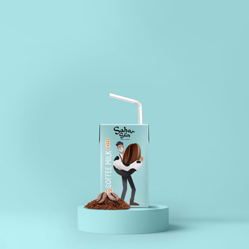 Low fat coffee milk 125 CC - Sahar Sun Dairy