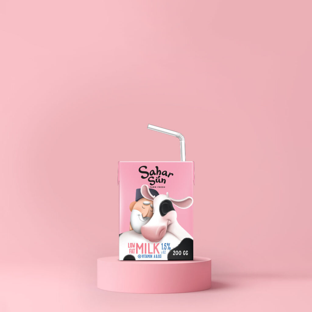 low fat milk 200cc - Sahar Sun Dairy